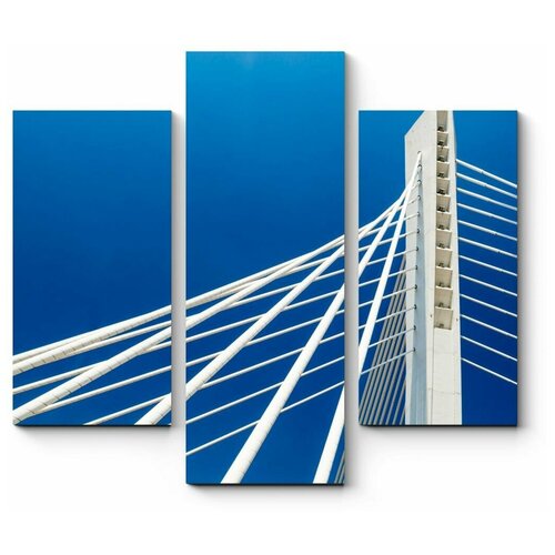 Модульная картина Белоснежный мост 130x117