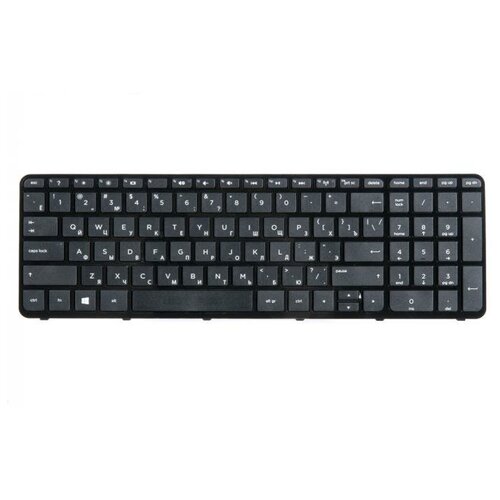 Клавиатура ZeepDeep для ноутбука HP Pavilion 17, 17e, 17n, 17-n, 17-e, R68, черная, прямой Enter