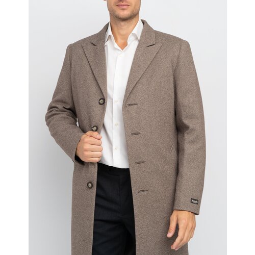 Пальто MISTEKS design, размер 56-176, коричневый