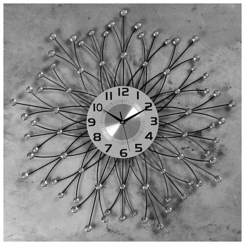 Часы настенные, серия: Ажур, "Фогтланд", плавный ход, d-70 см, циферблат 22 см 4663132