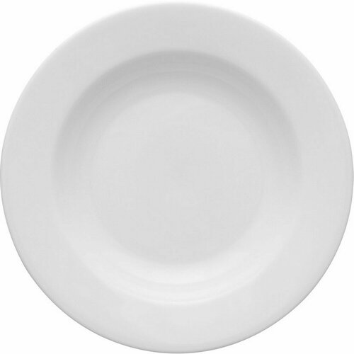 Тарелка Lubiana Кашуб-хел глубокая 450мл, 240х240х40мм, фарфор, белый