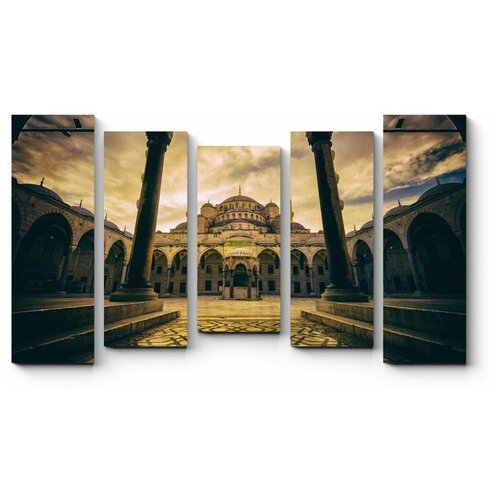 Модульная картина Мечеть в пасмурную погоду150x90