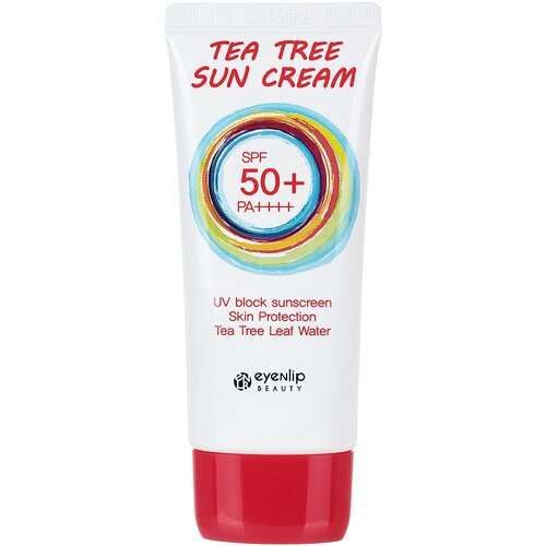 Крем для лица солнцезащитный с экстрактом чайного дерева Eyenlip Tea Tree Sun Cream, 50 мл