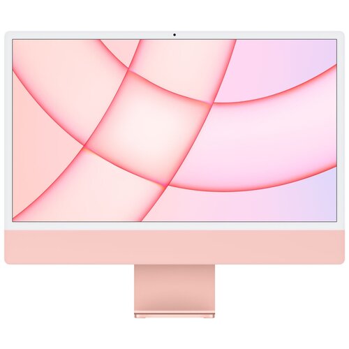 23.5" Моноблок Apple iMac 24" 2021 г. MJVA3, 4480x2520, Apple M1 2.064 ГГц, RAM 8 ГБ, SSD 256 ГБ, Apple M1 7-Core, MacOS, розовый