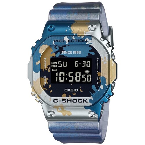 Наручные часы CASIO G-Shock GM-5600SS-1, мультиколор, желтый