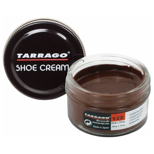 Tarrago Крем-банка Shoe Cream 122 chocolate, 50 мл