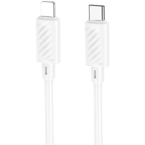 Кабель Hoco X88 Gratified, USB Type-C - Lightning, PD20W, 1м, белый