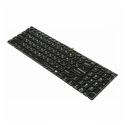 Клавиатура для ноутбука MSI GS70 / GT72 / GS60 (с подсветкой) черный, без рамки