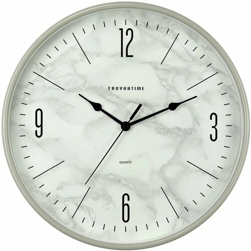 Часы настенные Troykatime Мрамор 30 см