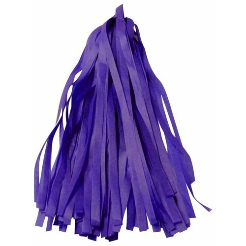 Гирлянда Тассел, Гирлянда растяжка для праздника, Фиолетовый, 35*12 см, 12 листов.