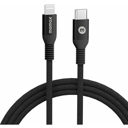 Кабель Momax DL51 Elite Link USB-C to Lightning Charging Cable 1.2m Black (DL51D)