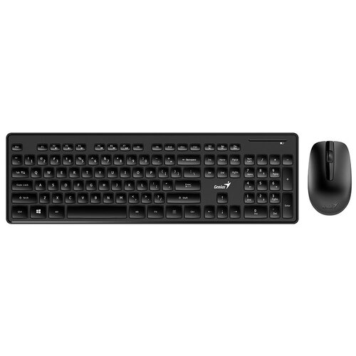 Комплект клавиатура + мышь Genius SlimStar 8006 Wireless Desktop Combo Black USB
