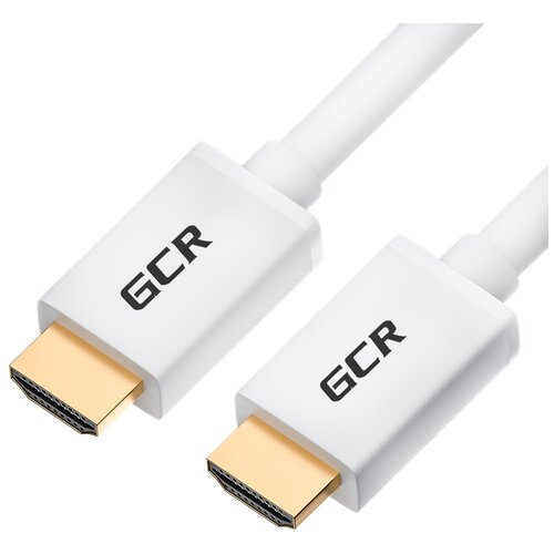 GCR Кабель 15.0m HDMI 2.0, белый, HDR 4:2:0, Ultra HD, 4K 60 fps 60Hz/5K*30Hz, 3D, AUDIO, 18.0 Гбит/с, 28/28 AWG, 3 X экран