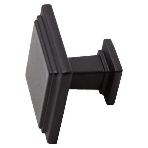 Ручка-кнопка мебельная, для шкафа, для комода, для тумбы"SANBERG" мет 8633 фантазия в черный