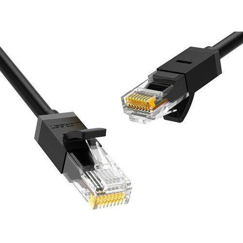 Сетевой кабель Ugreen NW102 U/UTP cat.6 8-Core RJ45 2m Black 20160