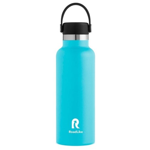 Термобутылка Roadlike Flask, 0.6 л, голубой
