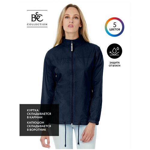 Ветровка B&C collection, размер XS, синий