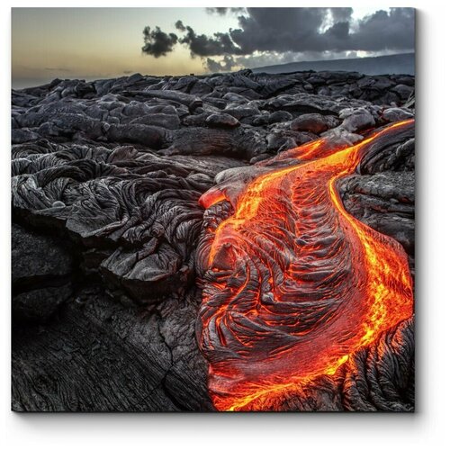 Модульная картина Удивительная лава 50x50