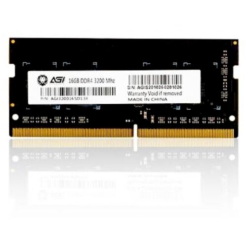 Оперативная память DDR4 3200 16gb SODIMM AGI OEM AGI320016SD138