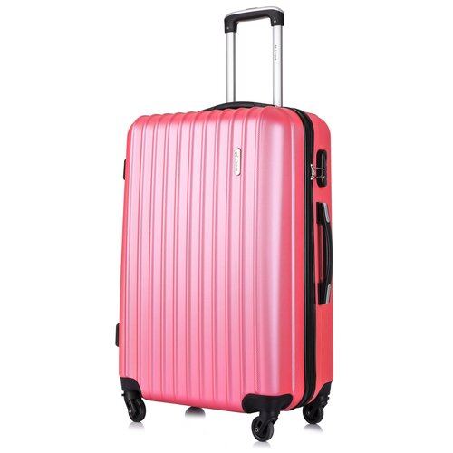 Умный чемодан L'case Krabi 00000000348, 90 л, размер L, розовый