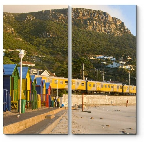 Модульная картина Яркие краски Кейптауна110x110