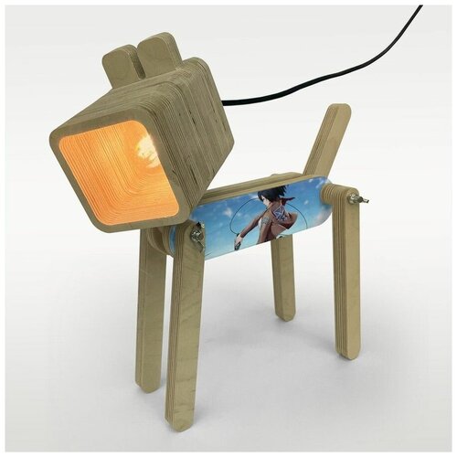Настольная лампа светильник "Собака" модель аниме - 1118