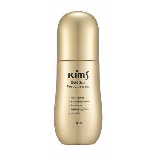 KIMS Gold Silk Cocoon Serum Сыворотка для лица антивозрастная с протеинами кокона шелкопряда, 50 мл