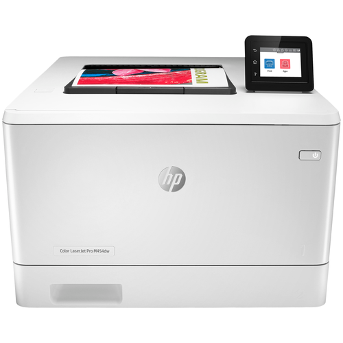 Принтер лазерный HP Color LaserJet Pro M454dw, цветн., A4, белый