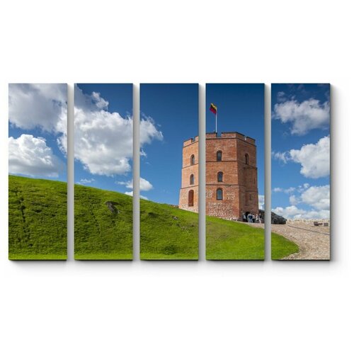 Модульная картина Башня Гедимина в Вильнюсе90x54