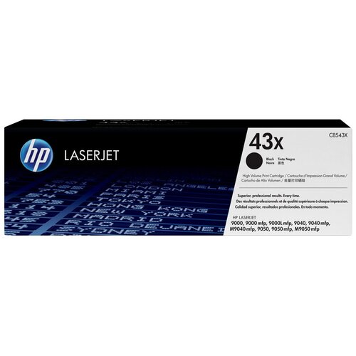 Картридж HP C8543X, 30000 стр, черный