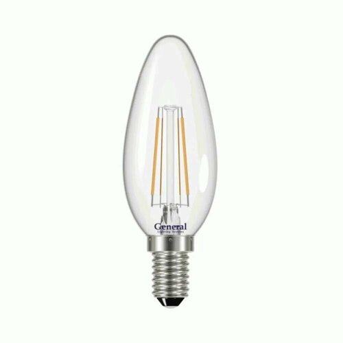 Лампа светодиодная филамент General GLDEN-CS 7W 230V E14 2700K-6 шт