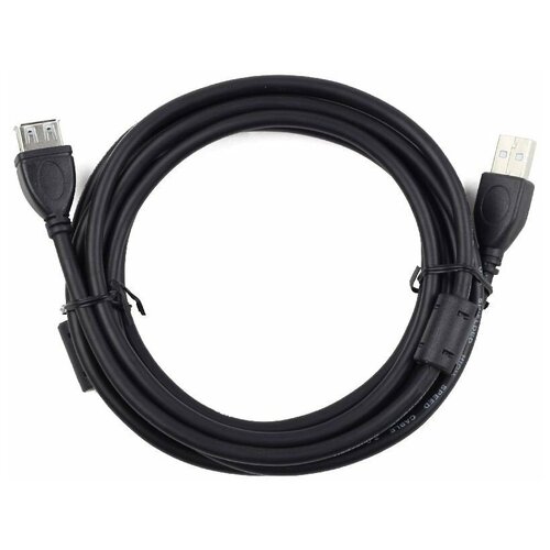 Удлинитель Cablexpert USB - USB (CCF2-USB2-AMAF-10), 3 м, черный