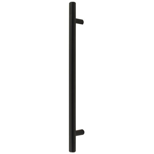 Ручка-рейлинг мебельная `SANBERG` мет 192, D12 мм (черный)