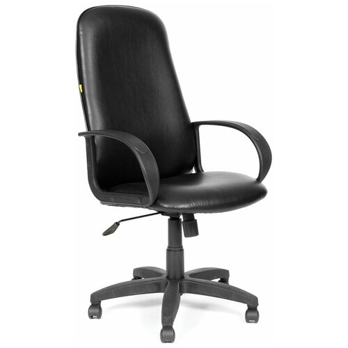 Компьютерное кресло Chairman 279 для руководителя, обивка: искусственная кожа, цвет: черный