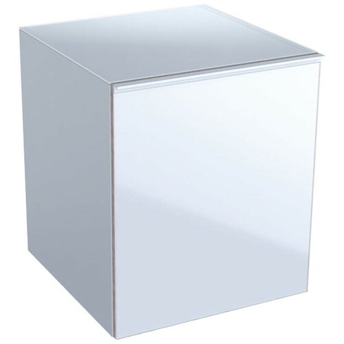 Шкаф навесной для ванной Geberit Acanto 500.618.01.2, 450 x 520 x 476 мм, фронтальная часть: белое стекло, корпус: белый
