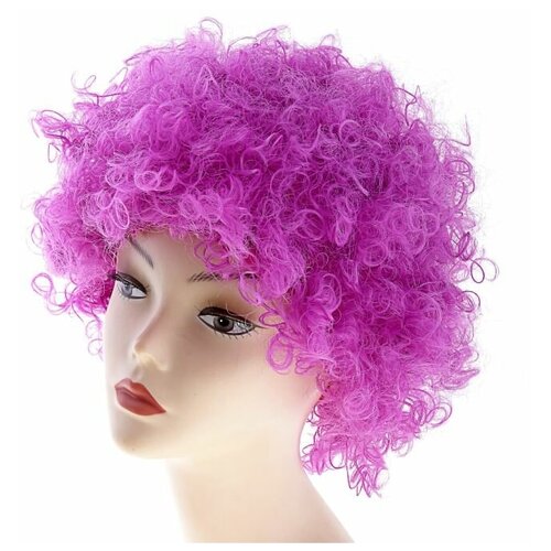 Карнавальный парик "Объемный", цвет фиолетовый, 120 гр 331641