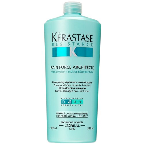 Kerastase шампунь Resistance Bain Force Architecte, 1000 мл