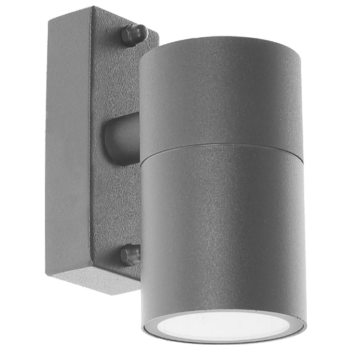 Настенный светильник уличный Mistero 1хGU10х35 Вт IP44 цвет серый металлик