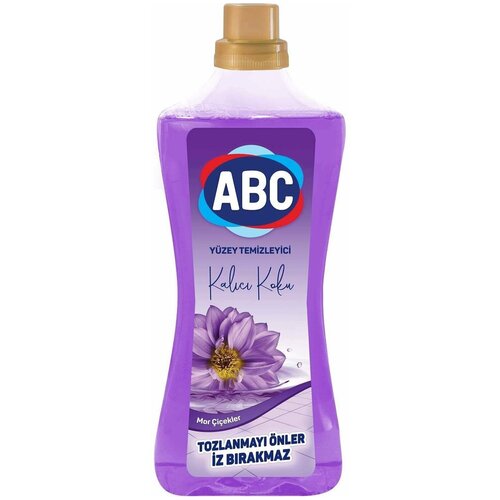 Концентрированная жидкость для мытья полов АВС Сиреневые цветы / 900 мл /Турция