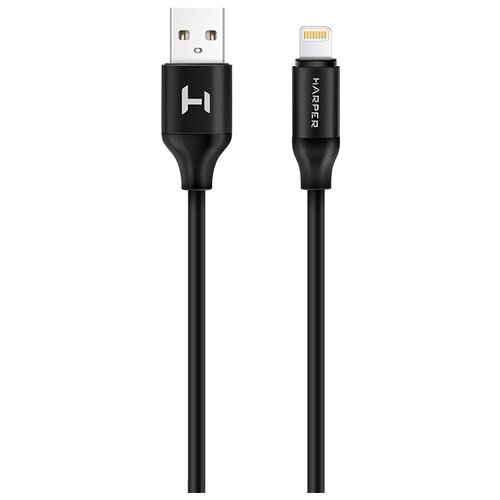 Кабель HARPER USB - Lightning (SCH-530), 1 м, черный