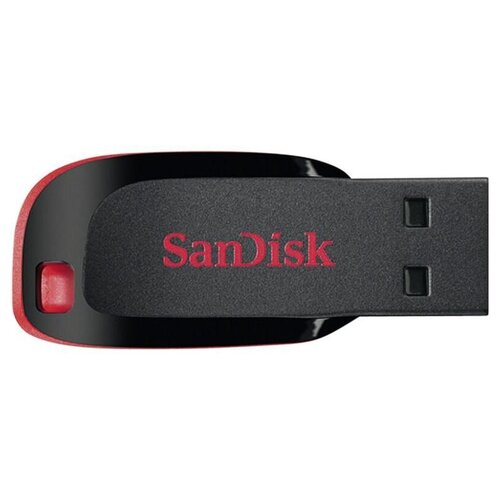 Флешка SanDisk Cruzer Blade 8 ГБ, 1 шт., черно-красный