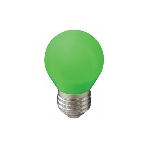Светодиодная LED лампа Ecola шар G45 E27 2W Зеленый матовая 70x45 K7CG20ELB (упаковка 16 штук)