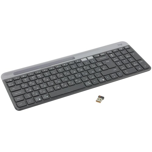 Беспроводная клавиатура Logitech K580 Slim Multi-Device Cherry MX, графит, русская