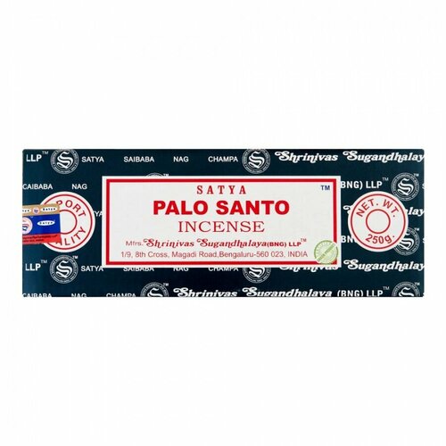 Благовония Palo Santo Incense Satya | Сатья 250 гр