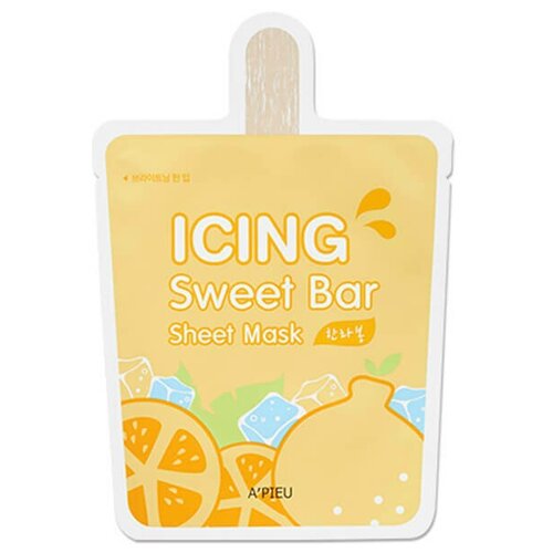 A'PIEU Тканевая маска для лица с экстрактом мандарина Icing Sweet Bar Sheet Mask Hanrabong, 21 г, 21 мл