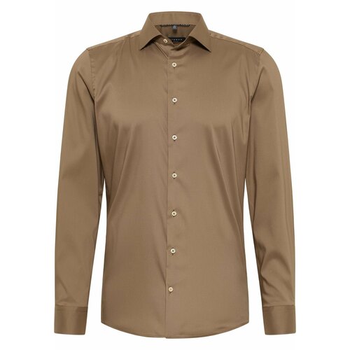 Рубашка Eterna, размер 39, коричневый