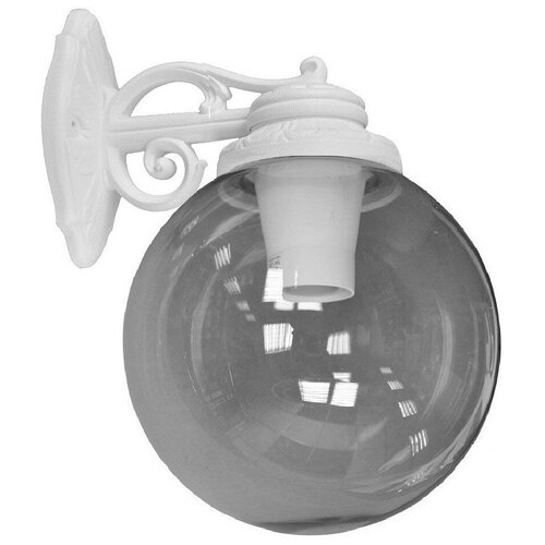 Fumagalli Светильник на штанге Globe 250 G25.131.000.WZE27DN, E27, 60 Вт, цвет арматуры: белый, цвет плафона серый