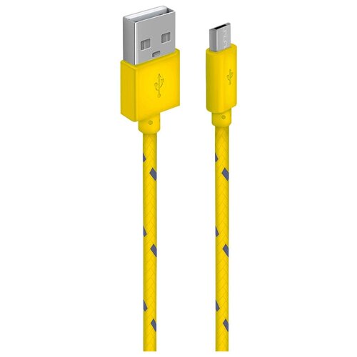 Кабель OXION USB - microUSB (OX-DCC288), 1 м, жёлтый