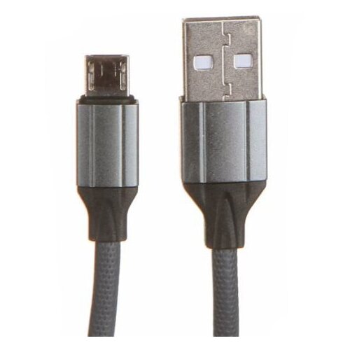 Кабель LDNIO USB - microUSB (LS441), 1 м, серый