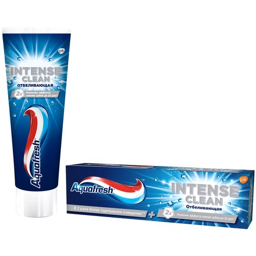 Зубная паста Aquafresh Интенсивное очищение Отбеливающая, 75 мл